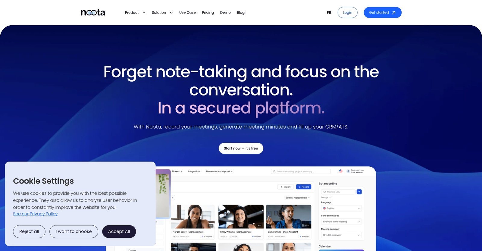 Noota - Outil IA Innovant - IAoutilsPRO