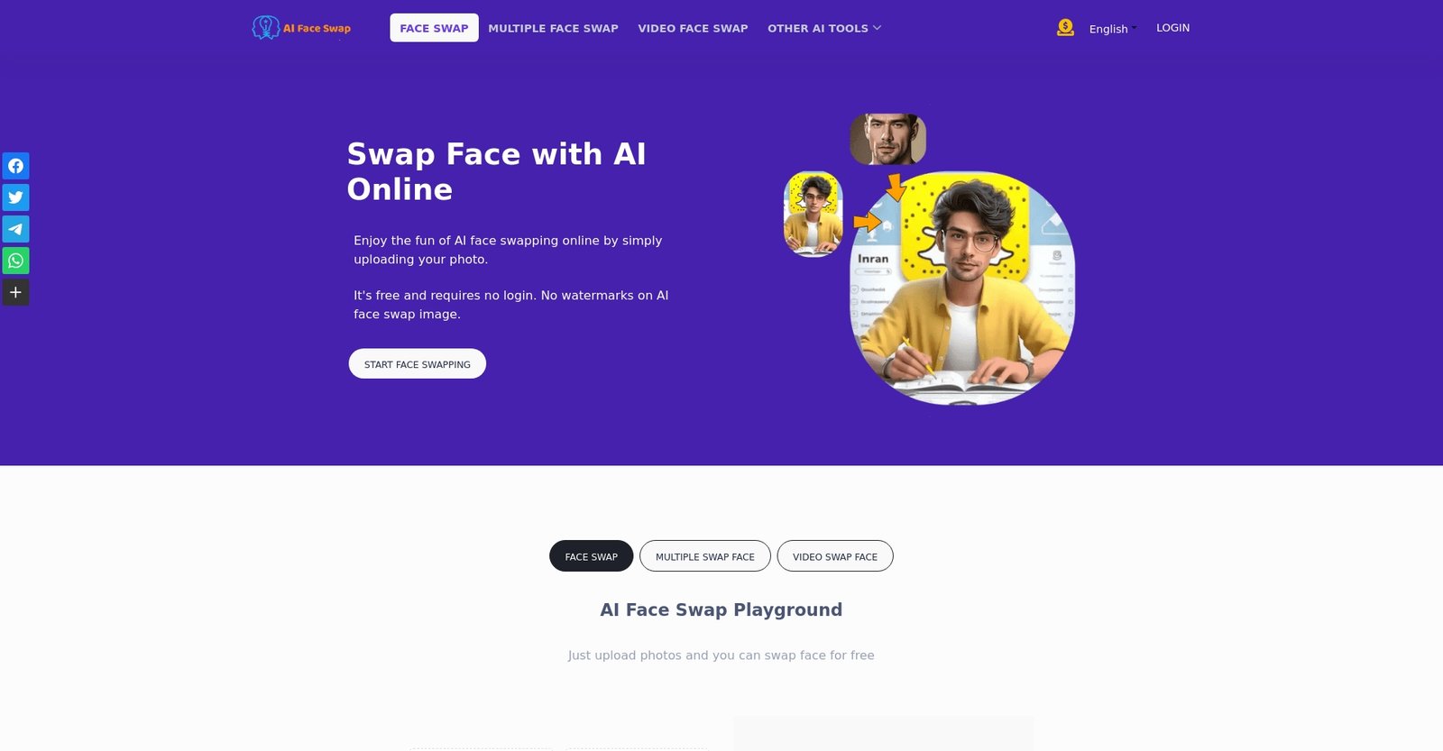 AI Face Swap - Outil IA Innovant - IAoutilsPRO