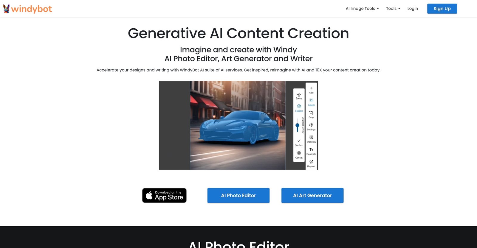 Windy AI Writer - Outil IA Innovant - IAoutilsPRO