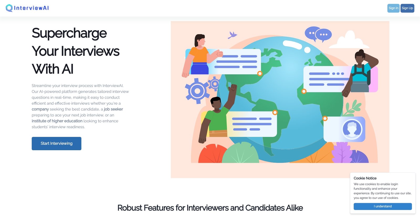 InterviewAI - Outil IA Innovant - IAoutilsPRO