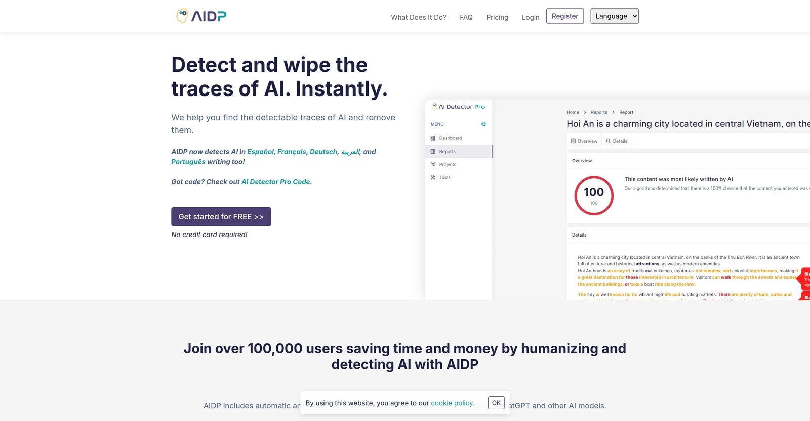 AI Detector Pro - Outil IA Innovant - IAoutilsPRO