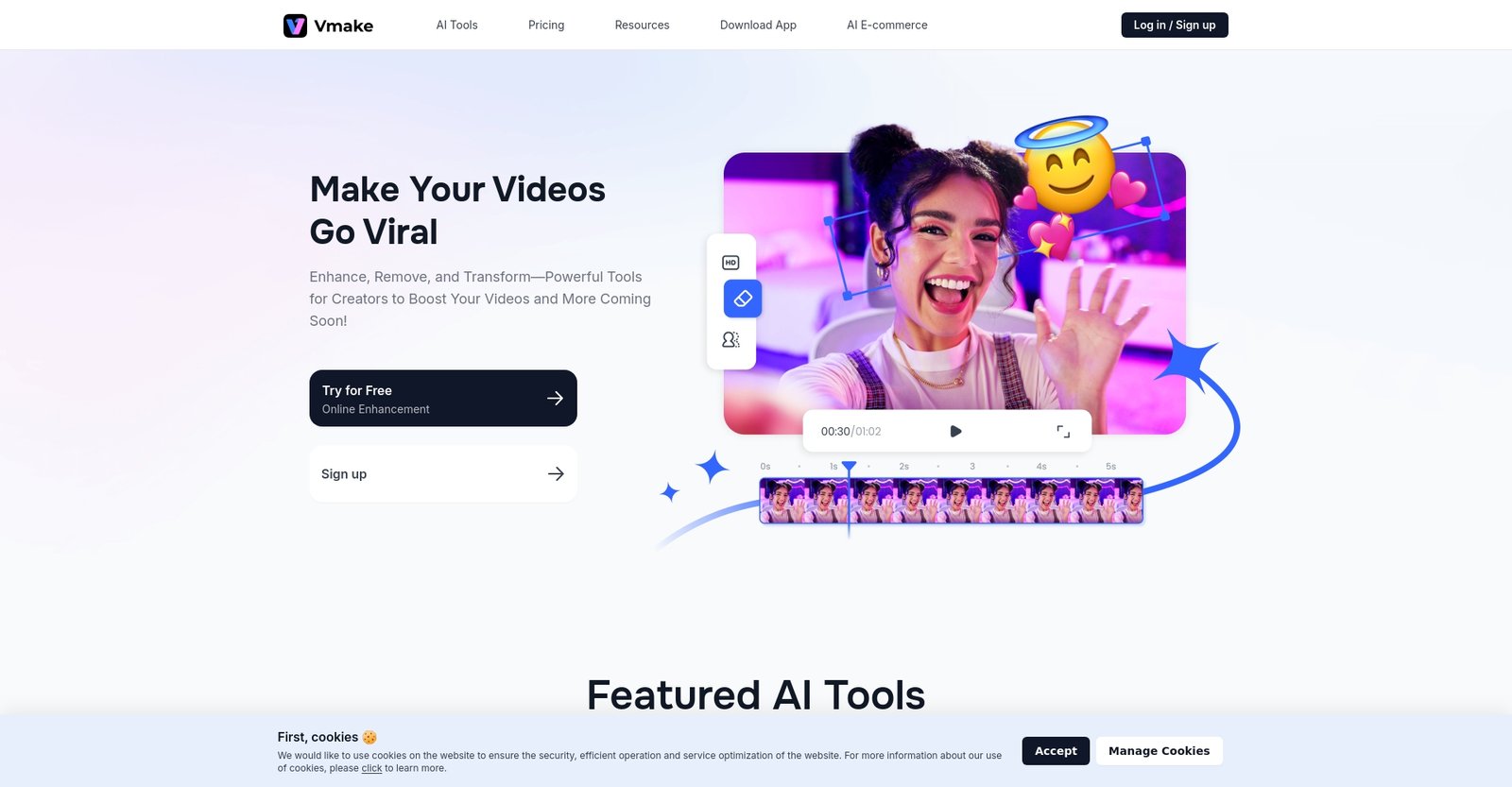 Vmake.ai - Outil IA Innovant - IAoutilsPRO