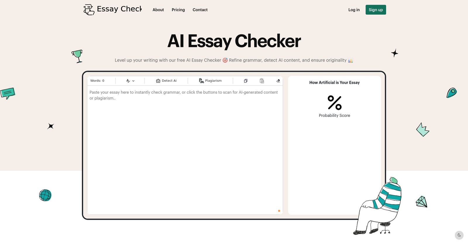 AI Essay Checker - Outil IA Innovant - IAoutilsPRO